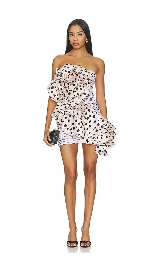 PatBO Peony Dots Mini Dress In . Also