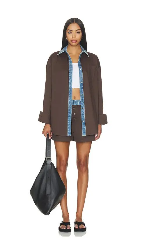 SEROYA Gill Poplin Shirt In . Also