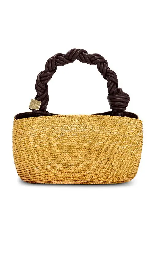 GANNI Bou Mini Straw Bag