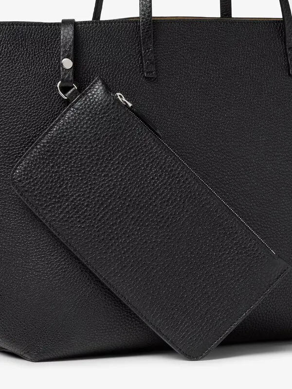 Fendi Medium Leather Roll Shopping Bag