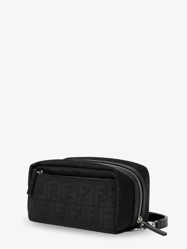 Fendi Ff Zucca Jacquard Fabric Clutch Bag