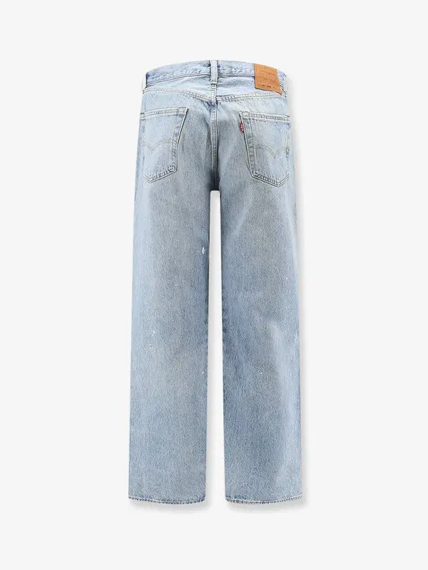 LEVI'S 501 Loose Straight Leg Jeans With Distressed Details