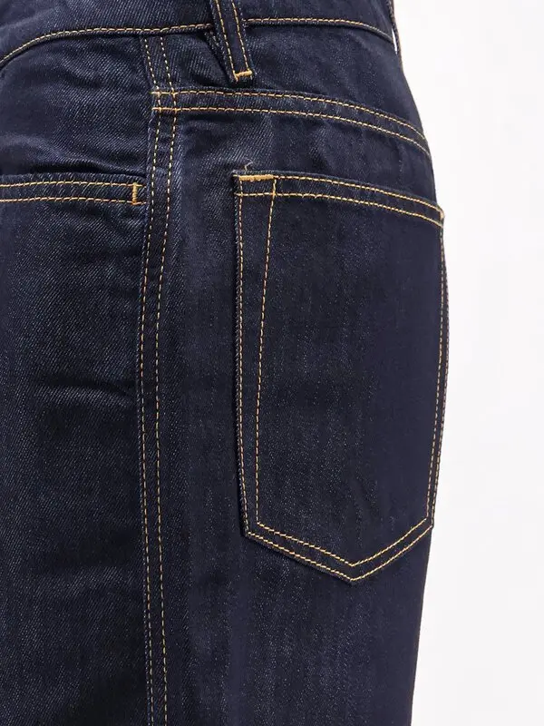 3x1 The Silk Kat Jeans With Contrasting Stitching
