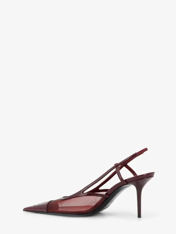 Saint Laurent Renée Mesh Pump With Cassandre Toe
