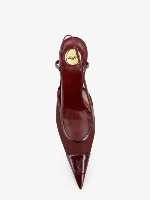 Saint Laurent Renée Mesh Pump With Cassandre Toe