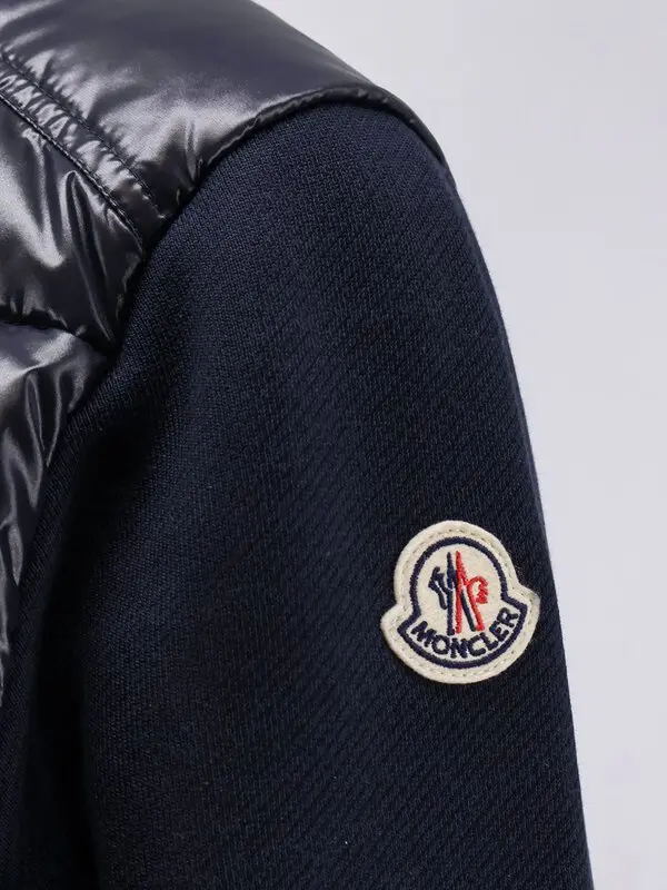 Moncler Padded Jacket With Fabric Details