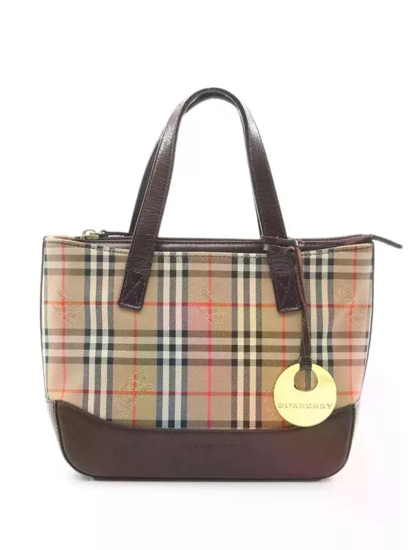 Burberry 2000s Haymarket Check Handbag