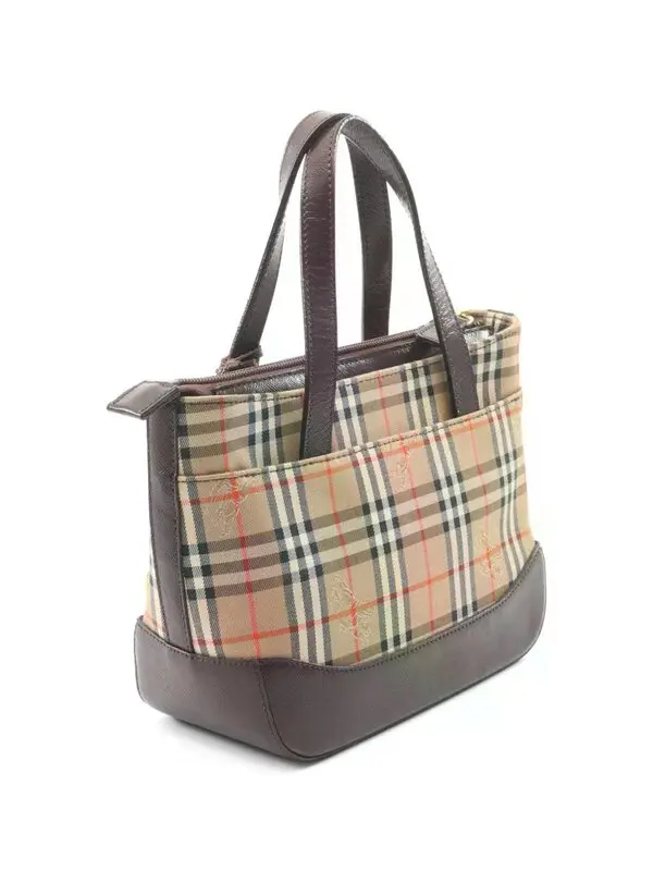 Burberry Haymarket Check Canvas Tote