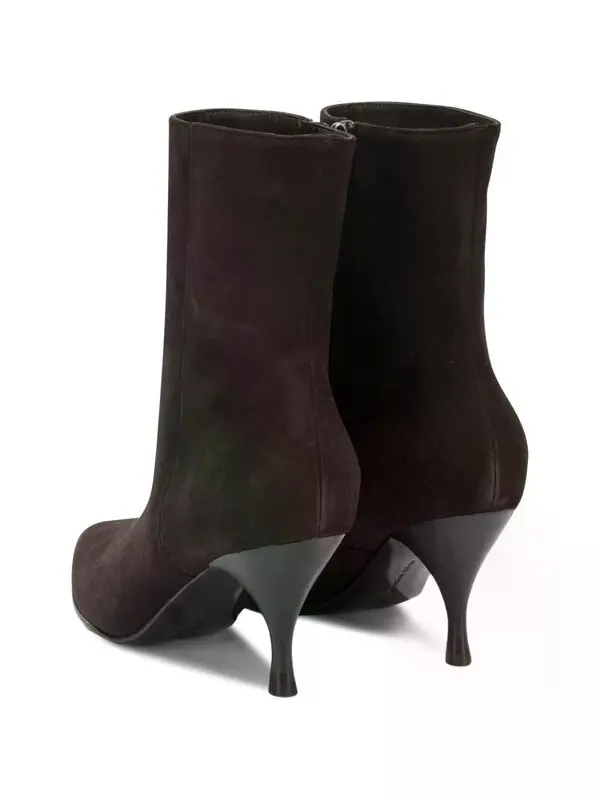 SERGIO LEVANTESI Jodi Pointed-toe Suede Ankle Boots