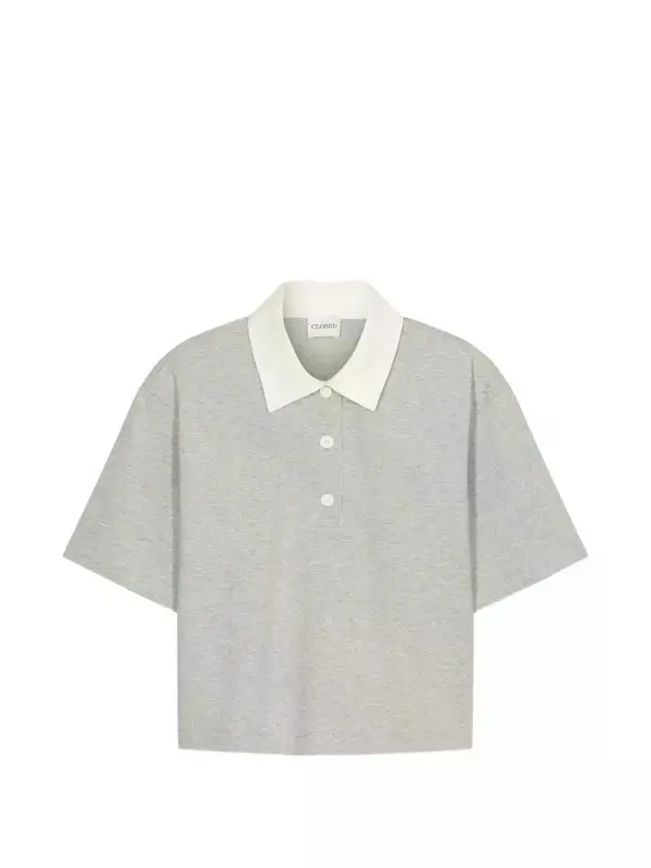 Closed Cropped Rugby Shirt
