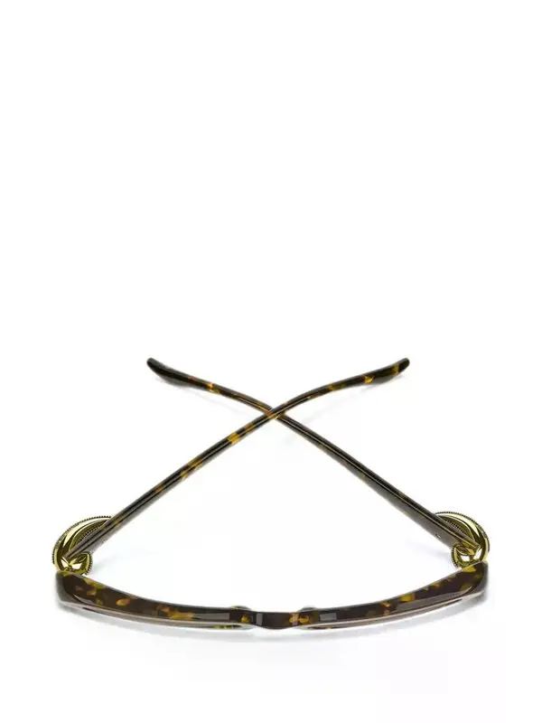 Etro Tortoiseshell-effect Rectangle-frame Sunglasses - Brown
