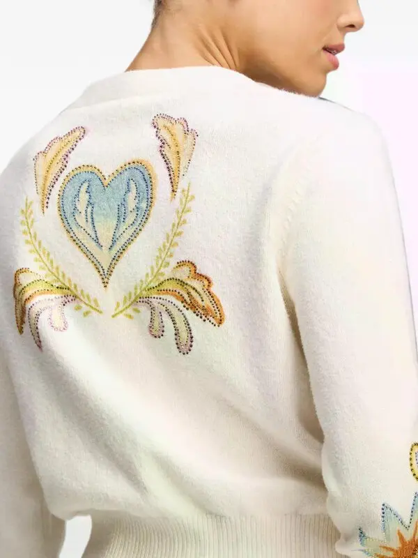 Cinq À Sept Nikko Heirloom Embellished Cardigan