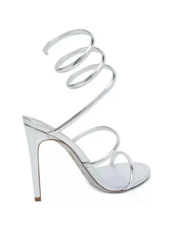 Rene Caovilla Cleo Spiral Stiletto Sandals