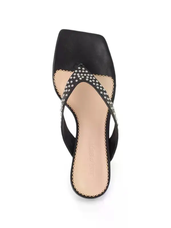 Cinq À Sept Frankie Studded Leather Heeled Sandals