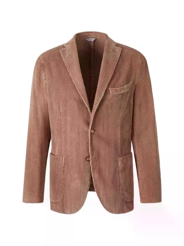 Boglioli Corduroy Single-breasted Blazer