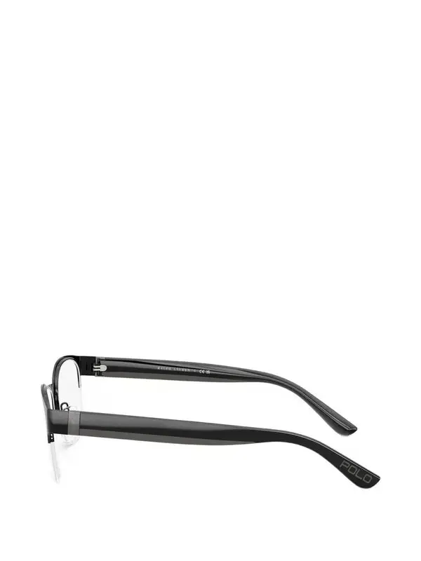 POLO RALPH LAUREN EYEWEAR Half-rim Round-frame Glasses