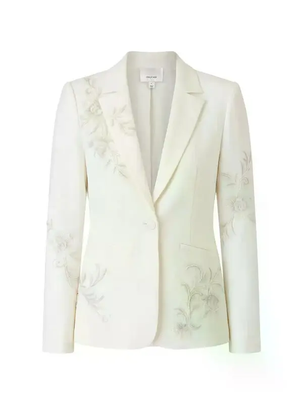 Cinq À Sept Karlie Button-fastening Blazer - Neutrals