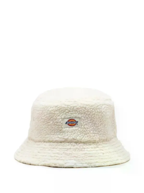 Dickies Logo Patch Bucket Hat - White