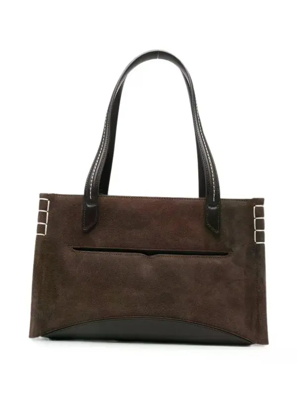JW Anderson Elongated Loafer Cabas Shoulder Bag - Brown