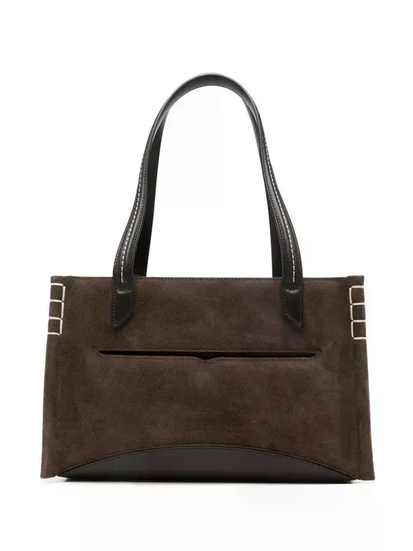 JW Anderson Elongated Loafer Cabas Shoulder Bag - Brown