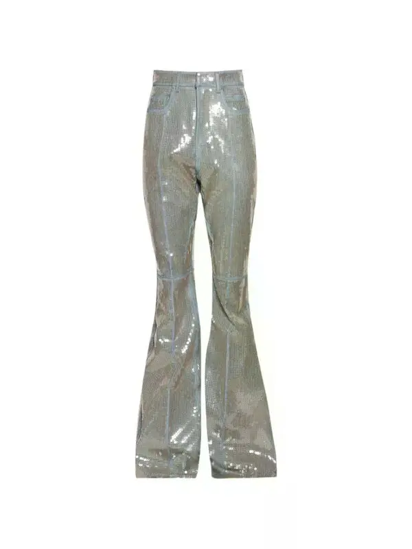 Rick Owens Bolan Sequin Bootcut Jeans