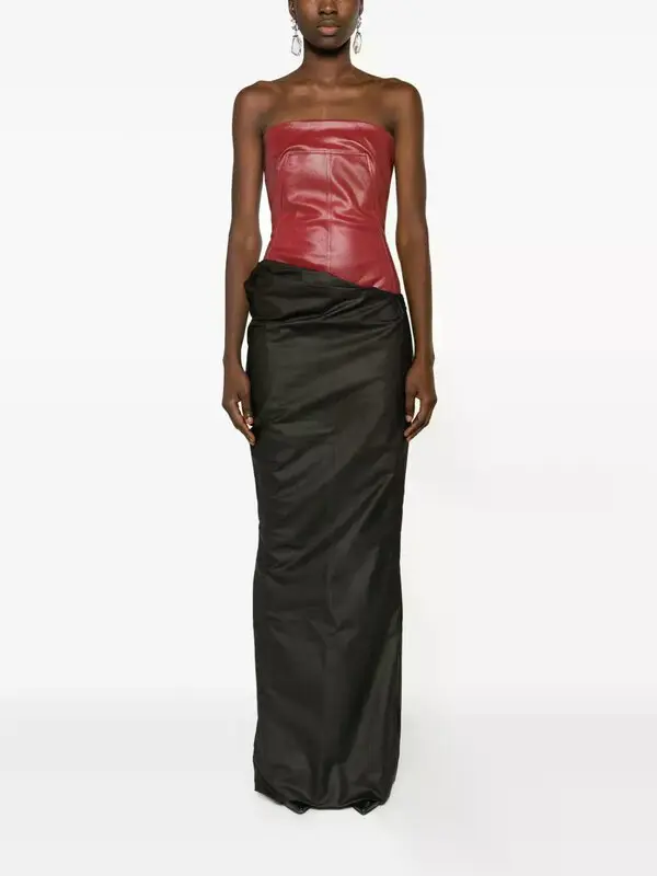 Rick Owens Bustier-style Cotton Corset Top