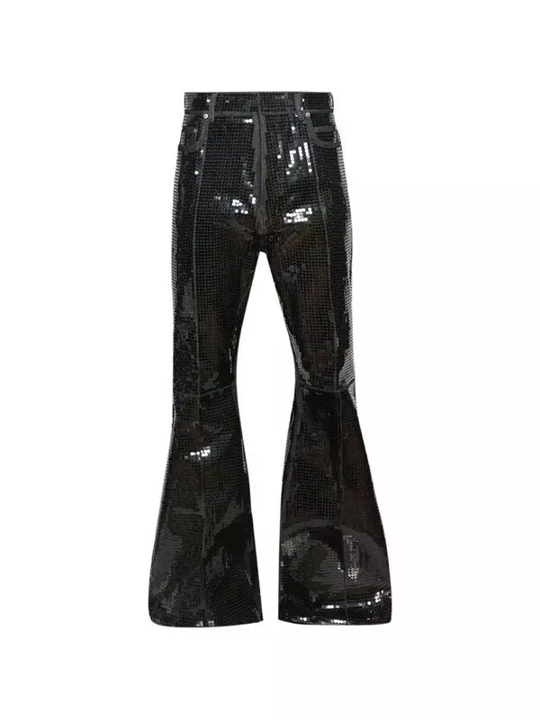 Rick Owens Sequin-embellished Jeans