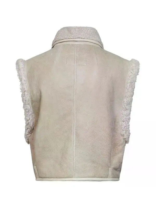 Isabel Marant Étoile Shearling-trim Sleeveless Jacket