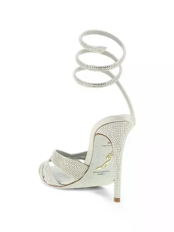 Rene Caovilla Dania Crystal-embellished Sandals
