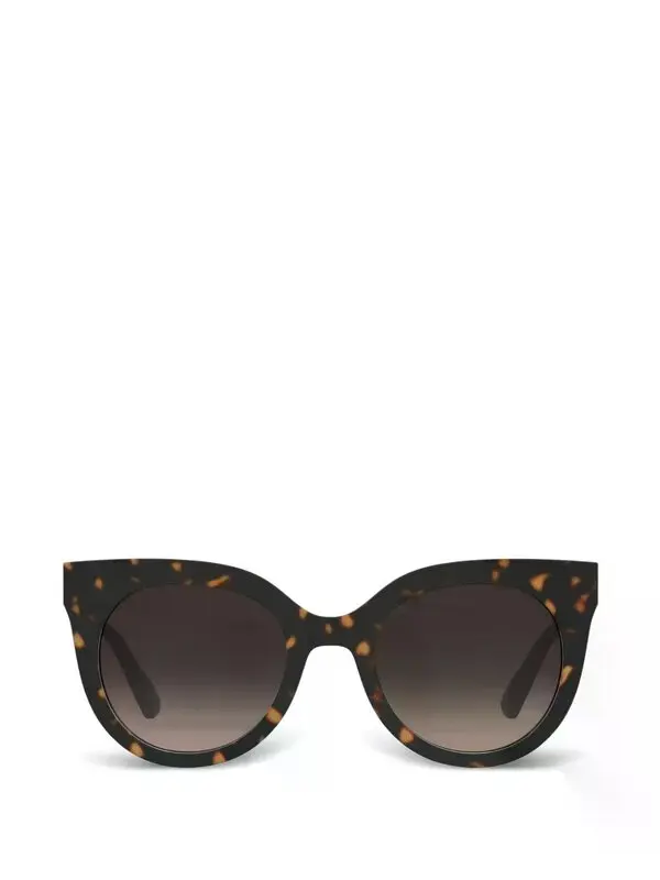 Moschino Tortoiseshell Effect Cat-eye Sunglasses - Brown