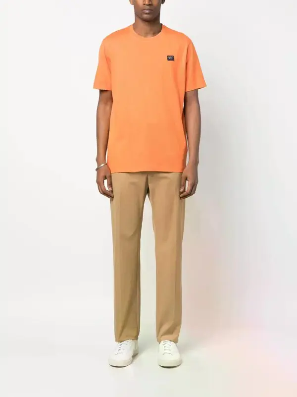 Paul & Shark Logo-patch Cotton T-shirt