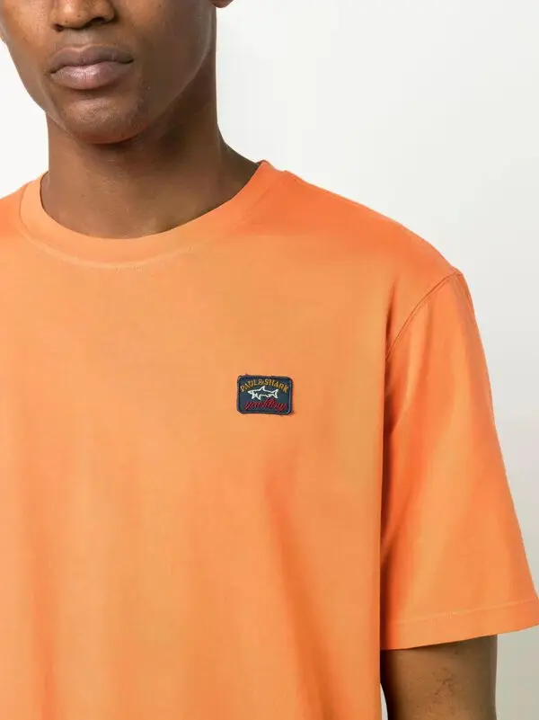 Paul & Shark Logo-patch Cotton T-shirt