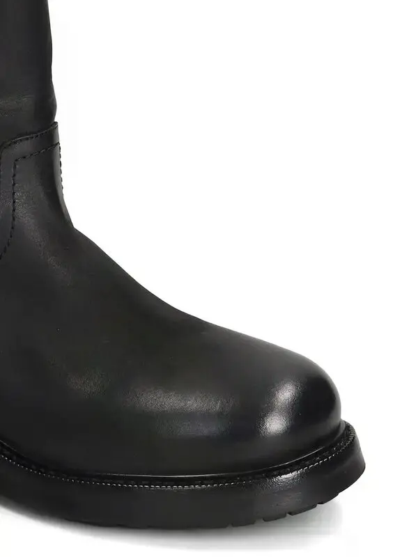STRATEGIA SHOES Pull-tab Leather Boots