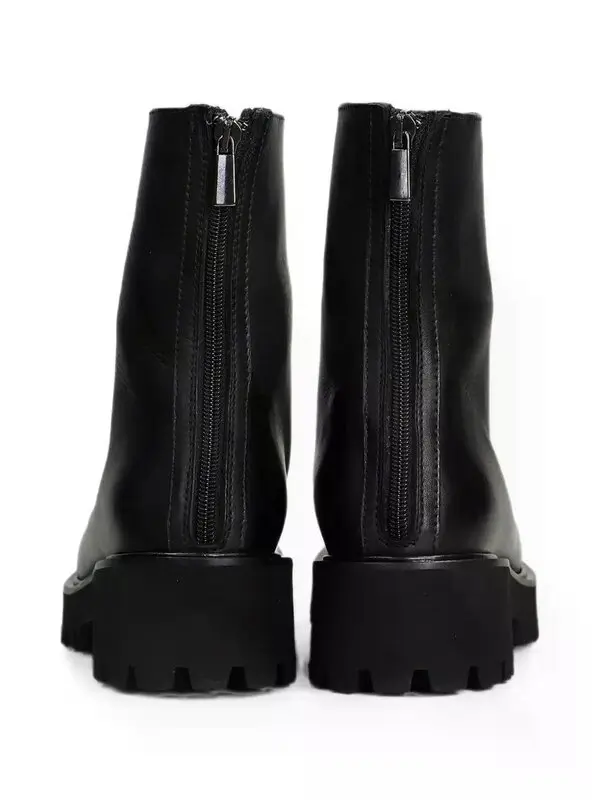 FABIO RUSCONI Rear-zip Chunky Ankle Boots