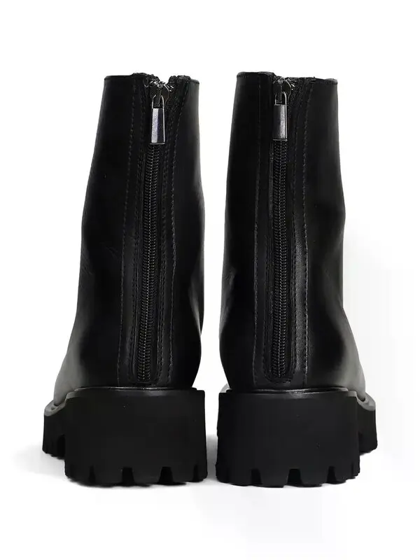FABIO RUSCONI Rear-zip Chunky Ankle Boots
