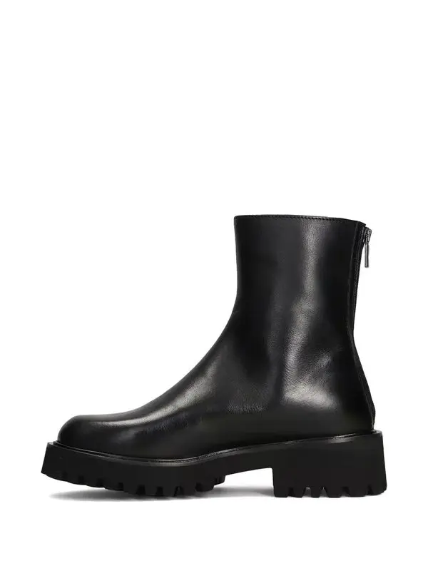 FABIO RUSCONI Rear-zip Chunky Ankle Boots