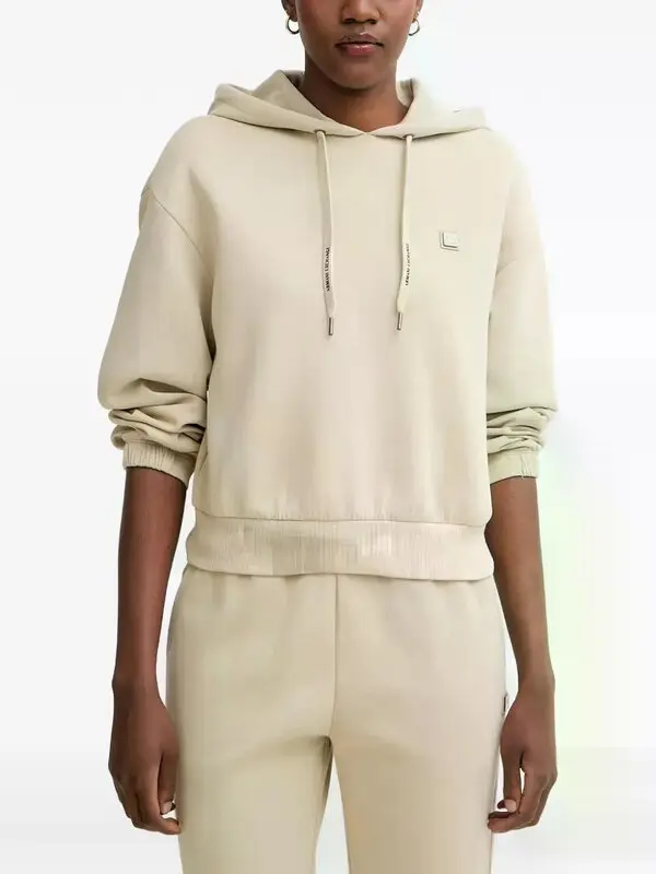 Armani Exchange Logo Patch Hoodie