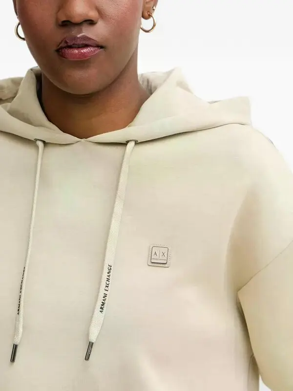 Armani Exchange Logo Patch Hoodie