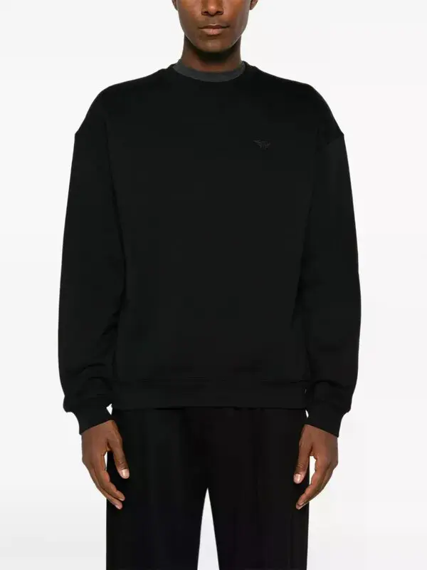 Emporio Armani Logo-embroidered Sweatshirt