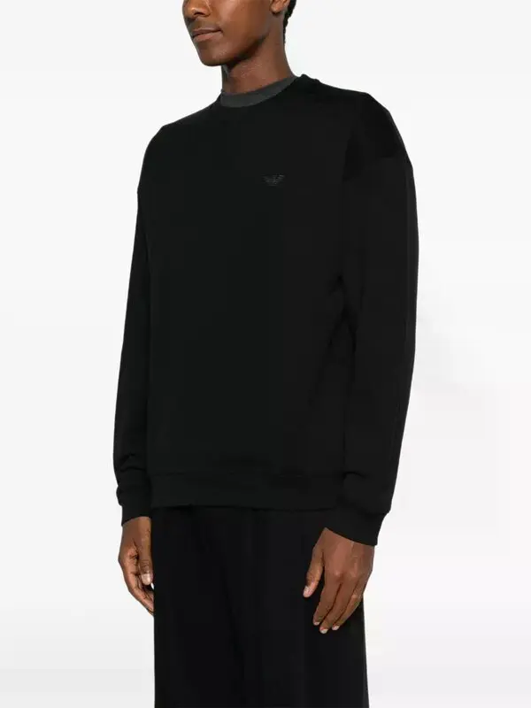 Emporio Armani Logo-embroidered Sweatshirt