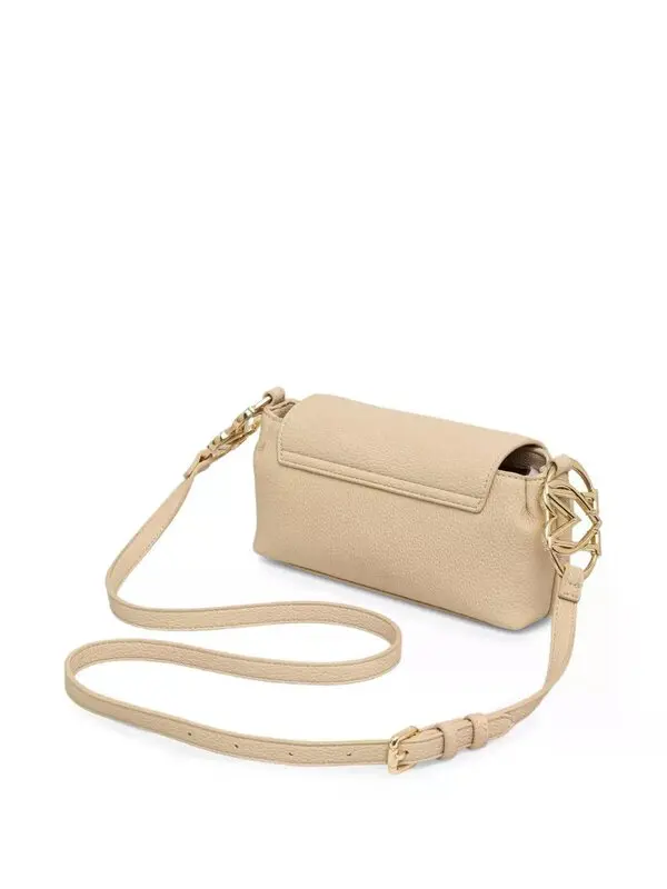 Moschino Logo-plaque Pebbled Cross Body Bag