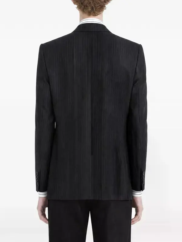 TOM FORD Stripe-pattern Double-breasted Blazer