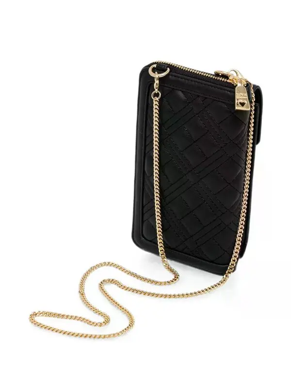 Moschino Quilted Logo-plaque Wallet
