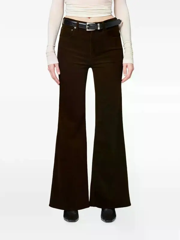 Citizens Of Humanity Kimberly 70's Corduroy Flared Trousers - Green