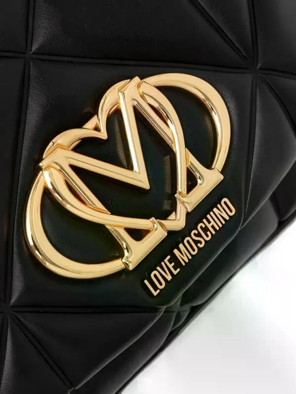 Moschino Quilted Logo-plaque Backpack