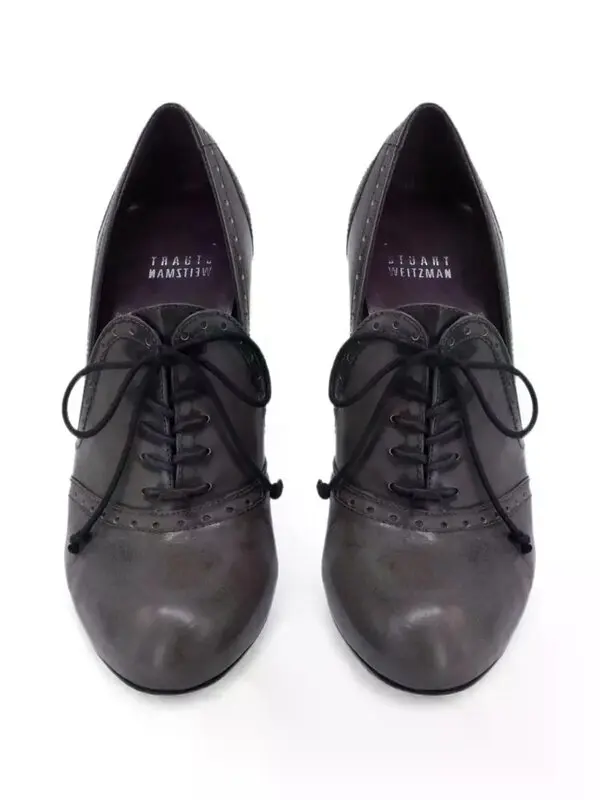 STUART WEITZMAN Lace-up Wingtip Pumps