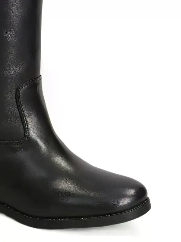 JULIE DEE V-logo Knee-high Boots
