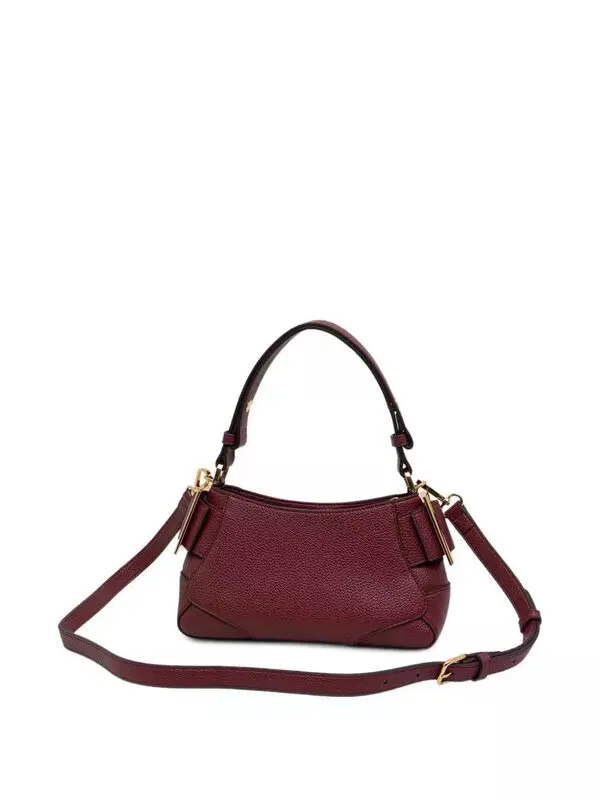 Moschino Logo-plaque Pebbled-effect Shoulder Bag