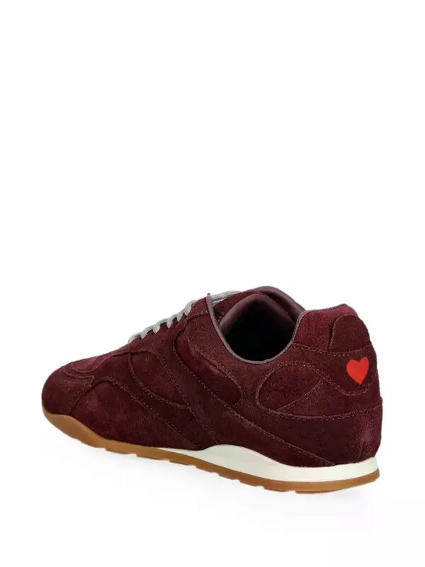 Moschino Panelled Suede Sneakers
