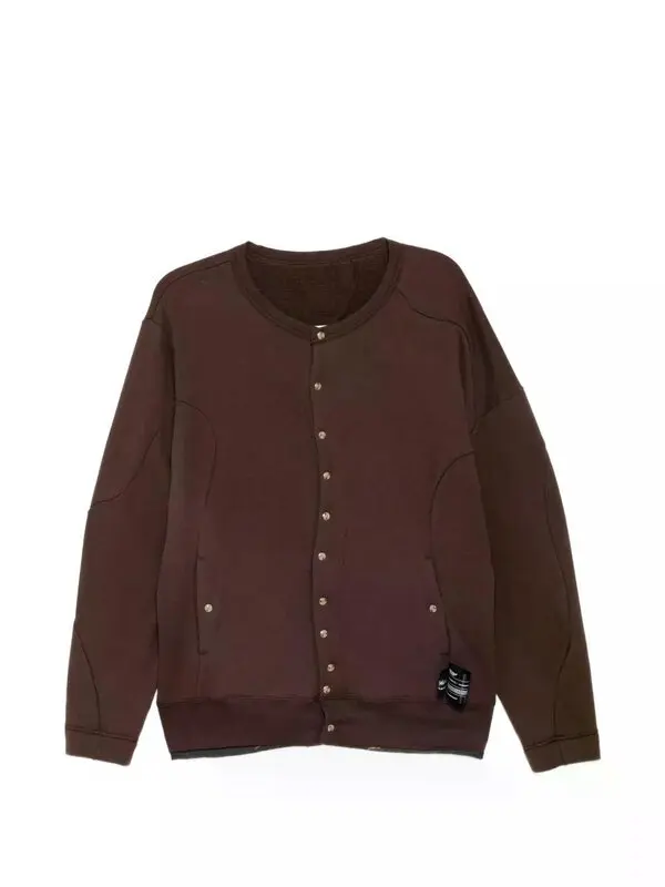 Undercover Press-stud Curved-panel Cardigan